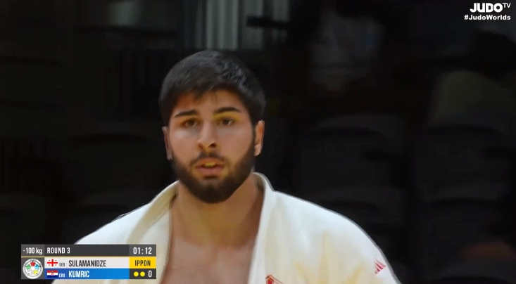 ილია სულამანიძე მსოფლიო ჩემპიონატის 1/4-ფინალშია | VIDEO | belive.ge