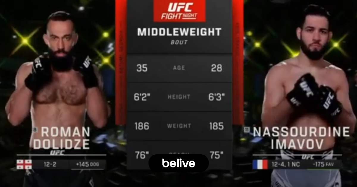 რომან დოლიძე VS ნასურდინ იმამოვი (სრული ბრძოლა) | belive.ge