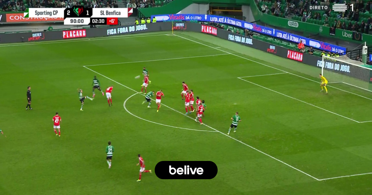 სპორტინგისა და ბენფიკას მატჩში ულამაზესი გოლი თამაშგარის გამო გაუქმდა | belive.ge