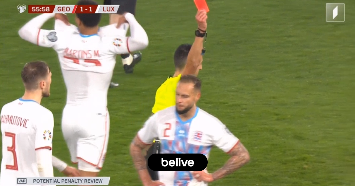 როდრიგესის გაუქმებული გოლი და შანოს გაძევება საქართველოს ნაკრებთან | belive.ge