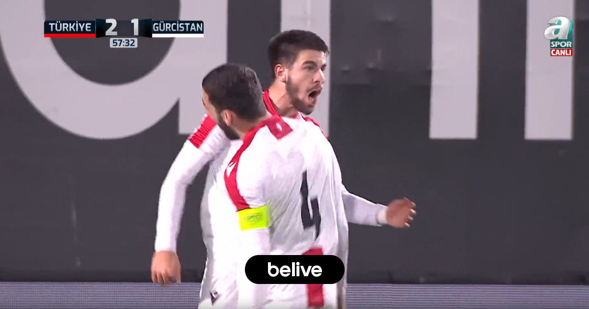გიორგი აბუაშვილის შესანიშნავი გოლი თურქეთის 21-წლამდელთა ნაკრების კარში | belive.ge