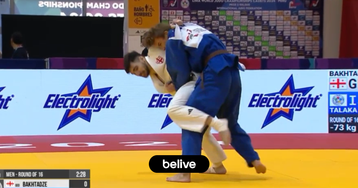 ცოტნე ბახტაძის ულამაზესი იპონი მსოფლიო ჩემპიონატის მერვედფინალში | belive.ge