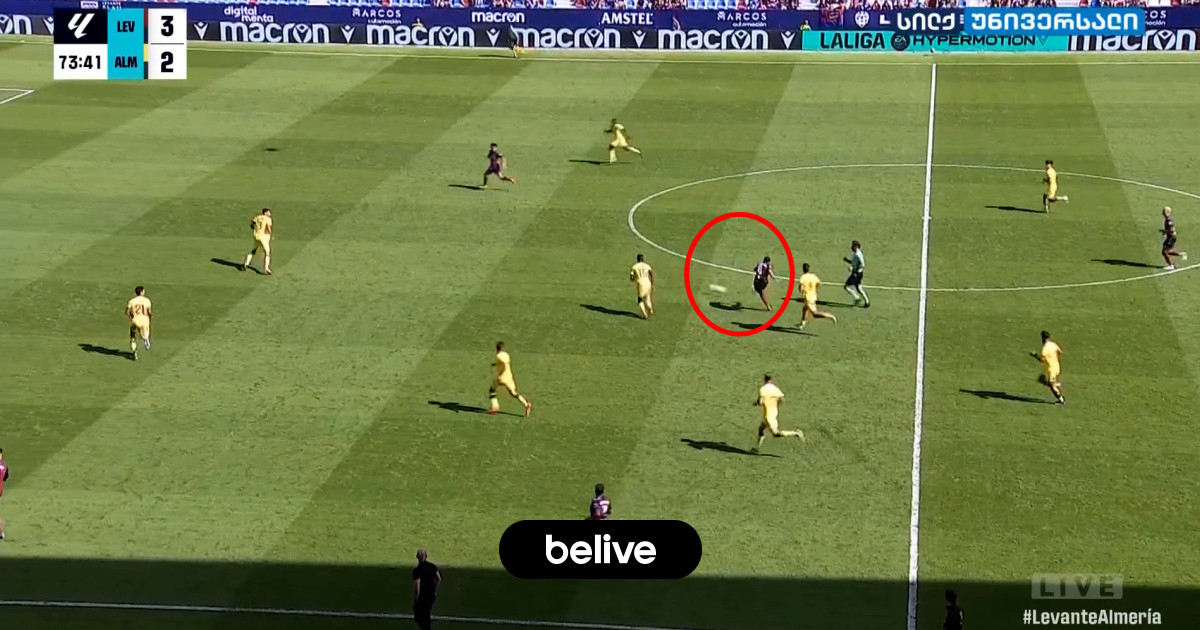 გიორგი ქოჩორაშვილის საგოლე გადაცემა ალმერიას წინააღმდეგ | belive.ge