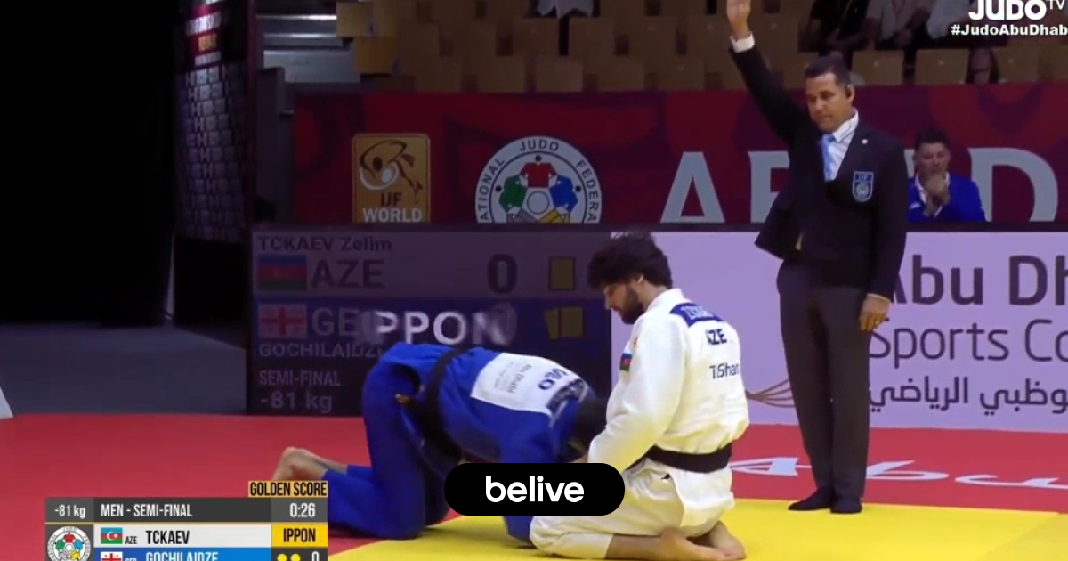 დიმიტრი გოჩილაიძე აბუ დაბის გრანდ სლემის 1/2 ფინალში დამარცხდა | belive.ge