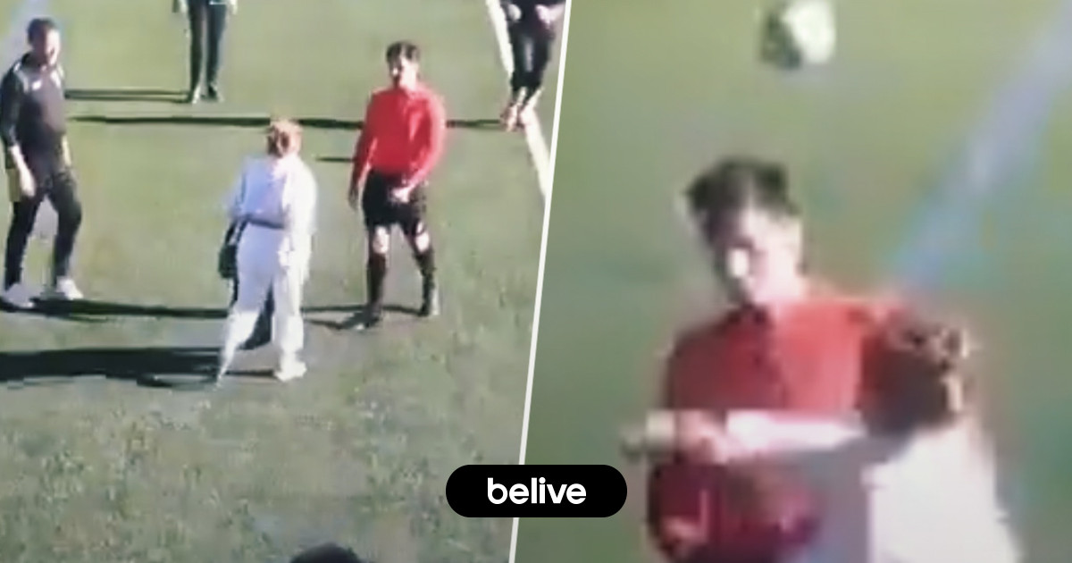 ესპანეთში, 12-წლამდელთა თამაშზე ფეხბურთელის დედა მოედანზე შევიდა და მსაჯს თავს დაესხა | VIDEO ...