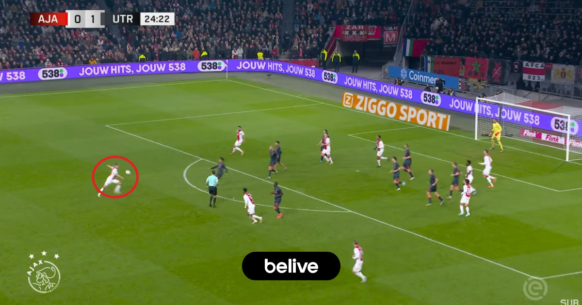 აიაქსის ფეხბურთელმა უტრეხტს საოცარი სილამაზის გოლი გაუტანა | belive.ge