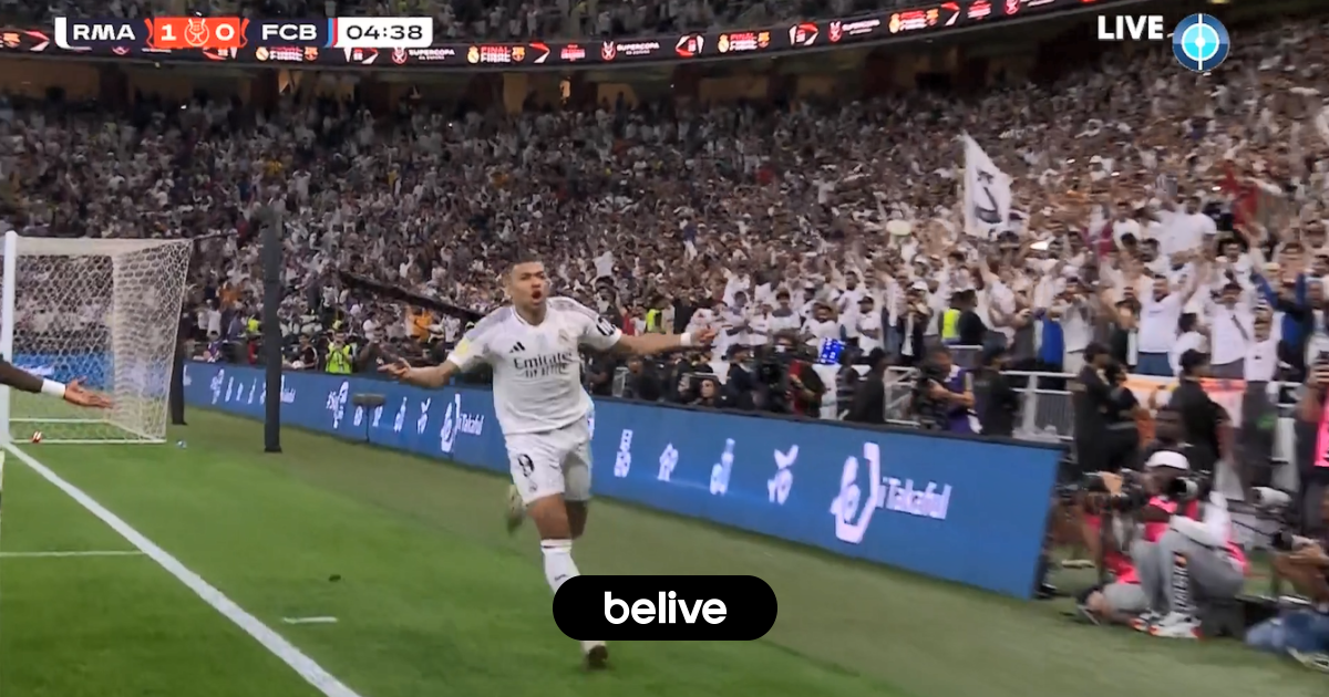 კილიან მბაპეს გოლი ბარსელონას კარში | belive.ge