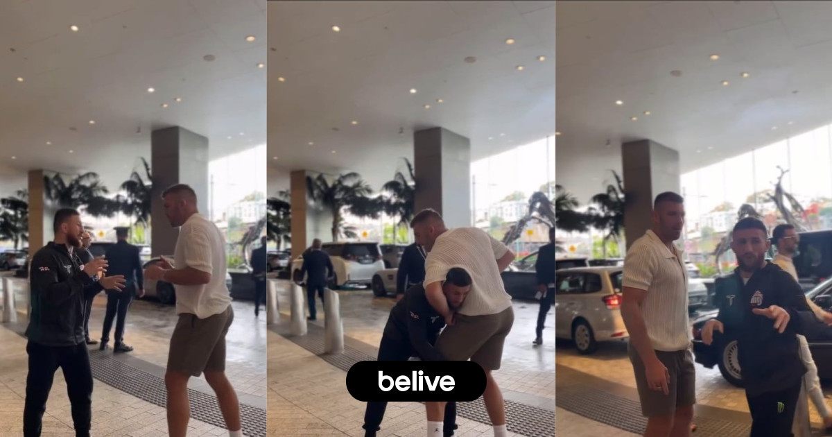 დვალიშვილმა და დუ პლესიმ ერთმანეთში ჭიდაობის ტექნიკები გაცვალეს | belive.ge