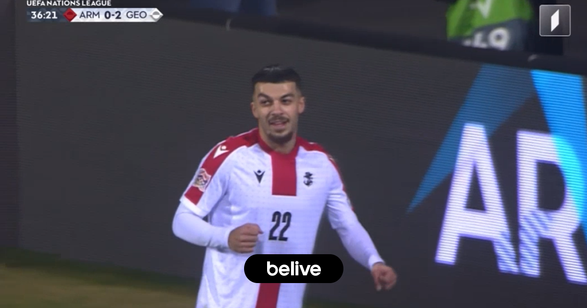 გიორგი მამარდაშვილის საგოლე პასი და მიქაუტაძის გოლი სომხეთის ნაკრებთან | belive.ge