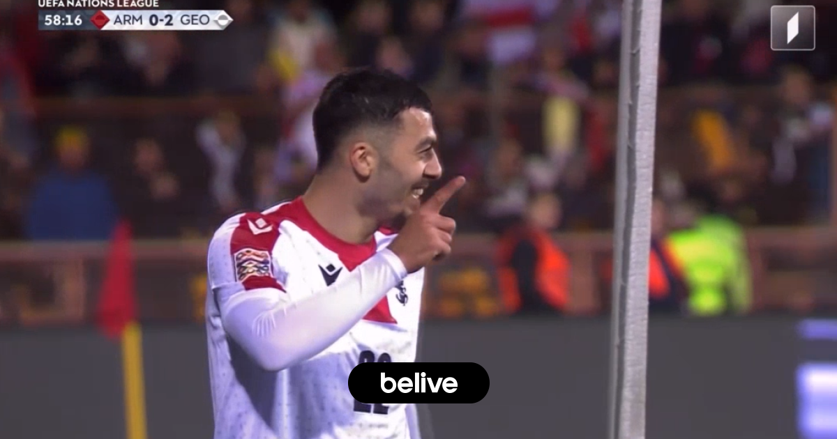 გიორგი მიქაუტაძის დუბლი სომხეთის ნაკრებთან | belive.ge