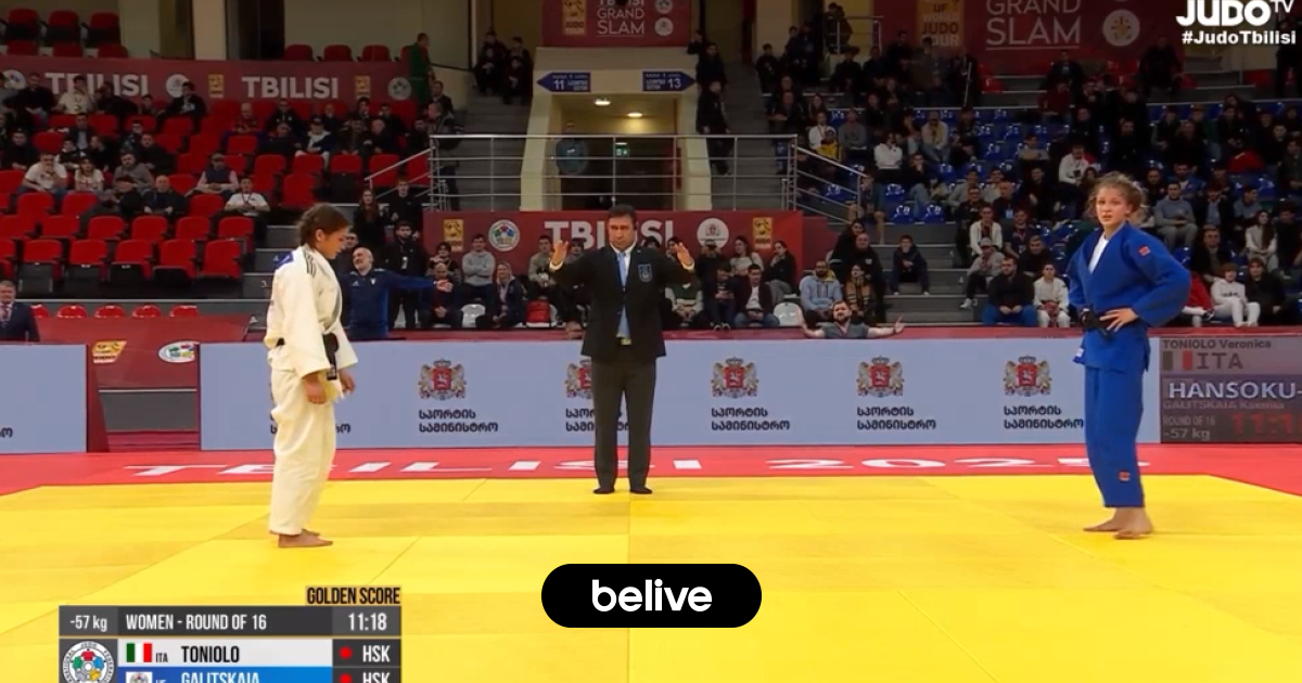 თბილისის გრანდ სლემზე მსაჯმა ორივე მონაწილე მოხსნა | belive.ge