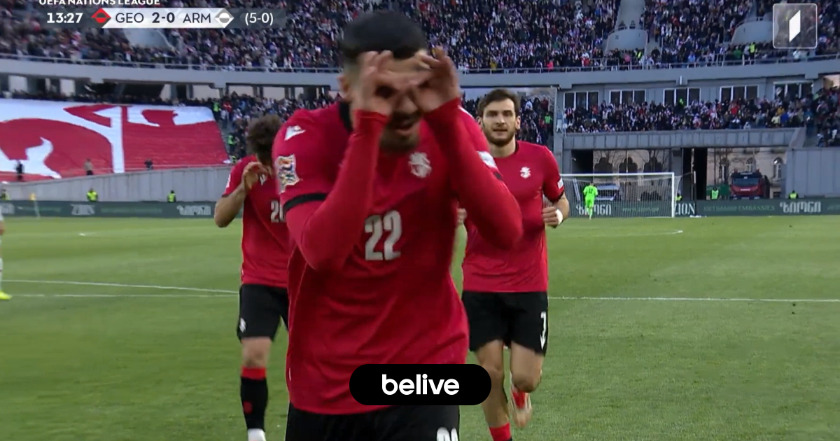 გიორგი მიქაუტაძემ საქართველოს ნაკრების უპირატესობა ორამდე გაზარდა | belive.ge