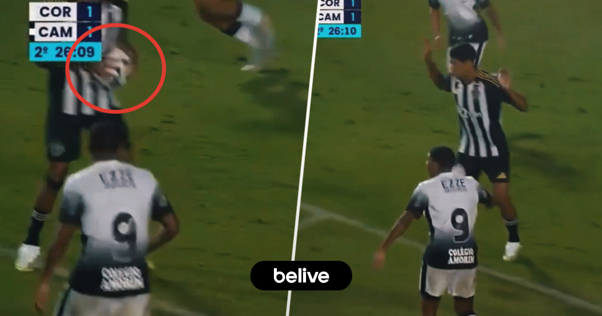 ბრაზილიის 20-წლამდე ჩემპიონატში ფეხბურთელმა ძალიან უცნაურად ითამაშა | VIDEO | belive.ge