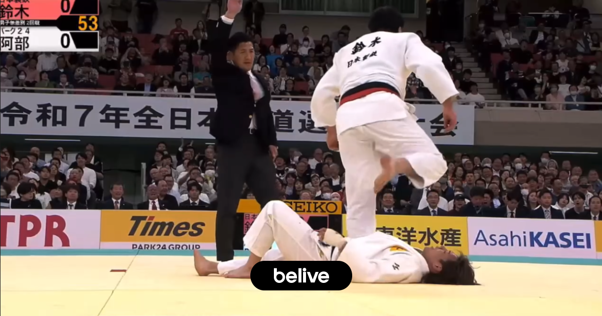 იაპონიის აბსოლუტური ჩემპიონატი | სუძუკი ტაიოს ულამაზესი იპონი ჰიფუმი აბესთან | belive.ge