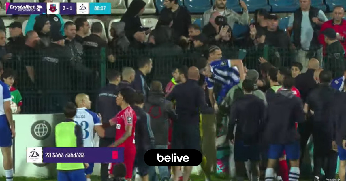 გორის დილას ქომაგთან დაპირისპირების შემდეგ, ჯაბა კანკავა მოედნიდან გააძევეს | belive.ge