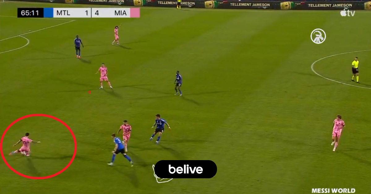 ლიონელ მესის გენიალური პასი მონრეალთან | belive.ge