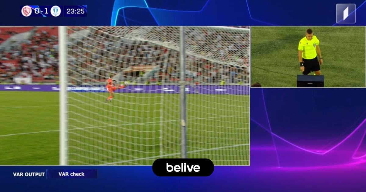 მსაჯის საკამათო გადაწყვეტილება იბერიისა და მალმიოს მატჩში | belive.ge